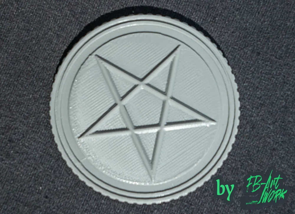 Pentagram Coin / Badge by fb-artwork - MakerWorld