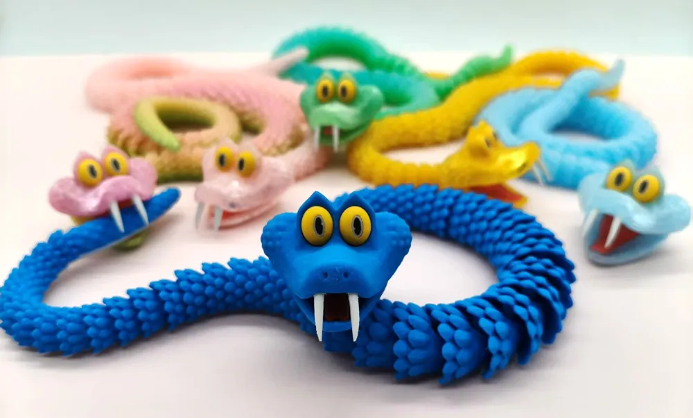 Garry le Serpent : Une famille de serpents - Modèle d'Impression 3D ...