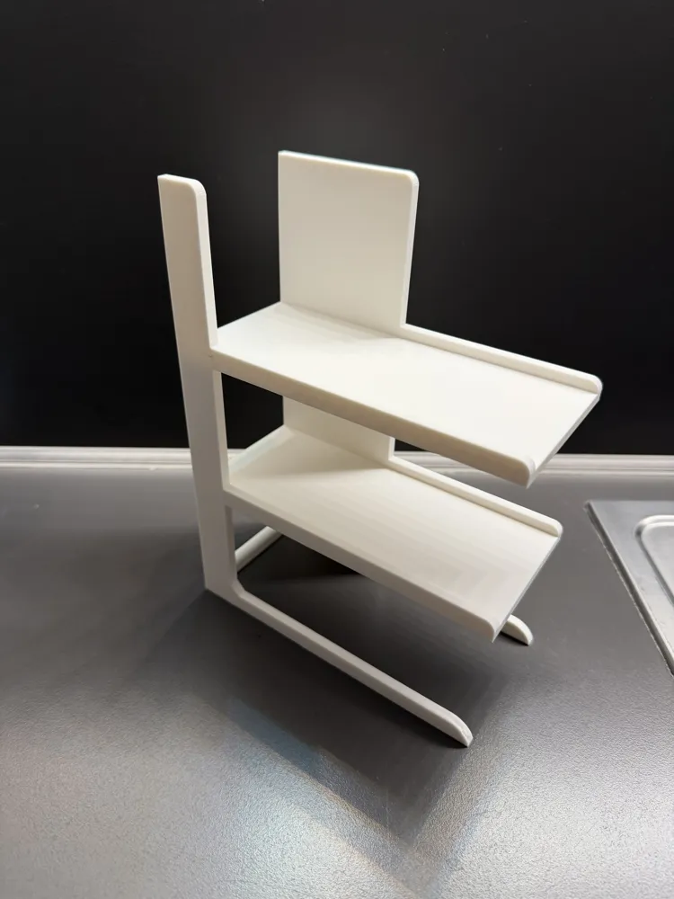 Compact Espresso Cup Shelf – No Supports - Free 3D Print Model - MakerWorld