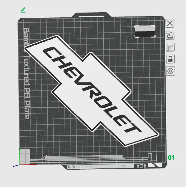 Chevrolet logo led light box by Nostalgicprints - MakerWorld