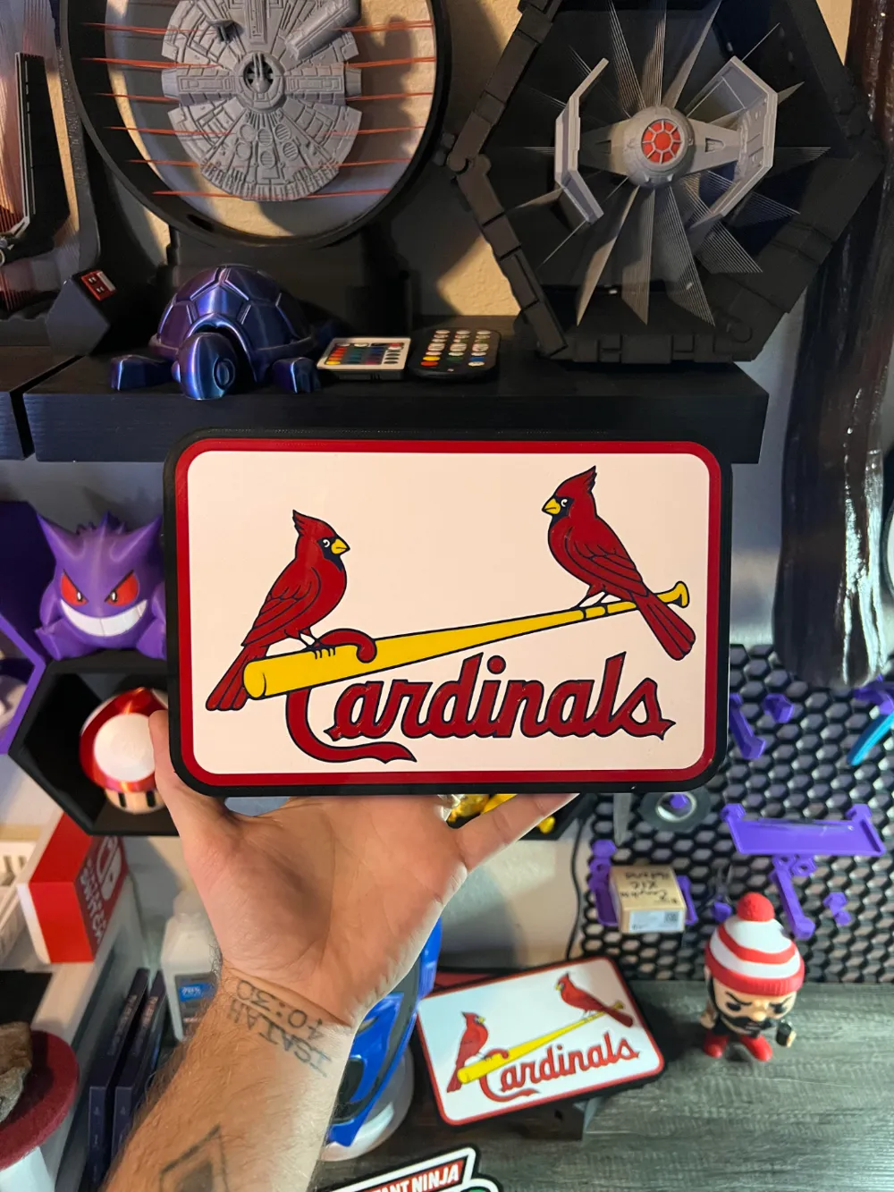 St. Louis Cardinals LED Lamp by Codyinbody3 - MakerWorld