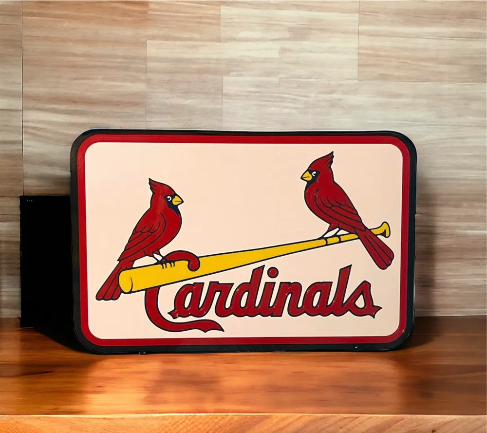 St. Louis Cardinals LED Lamp by Codyinbody3 - MakerWorld