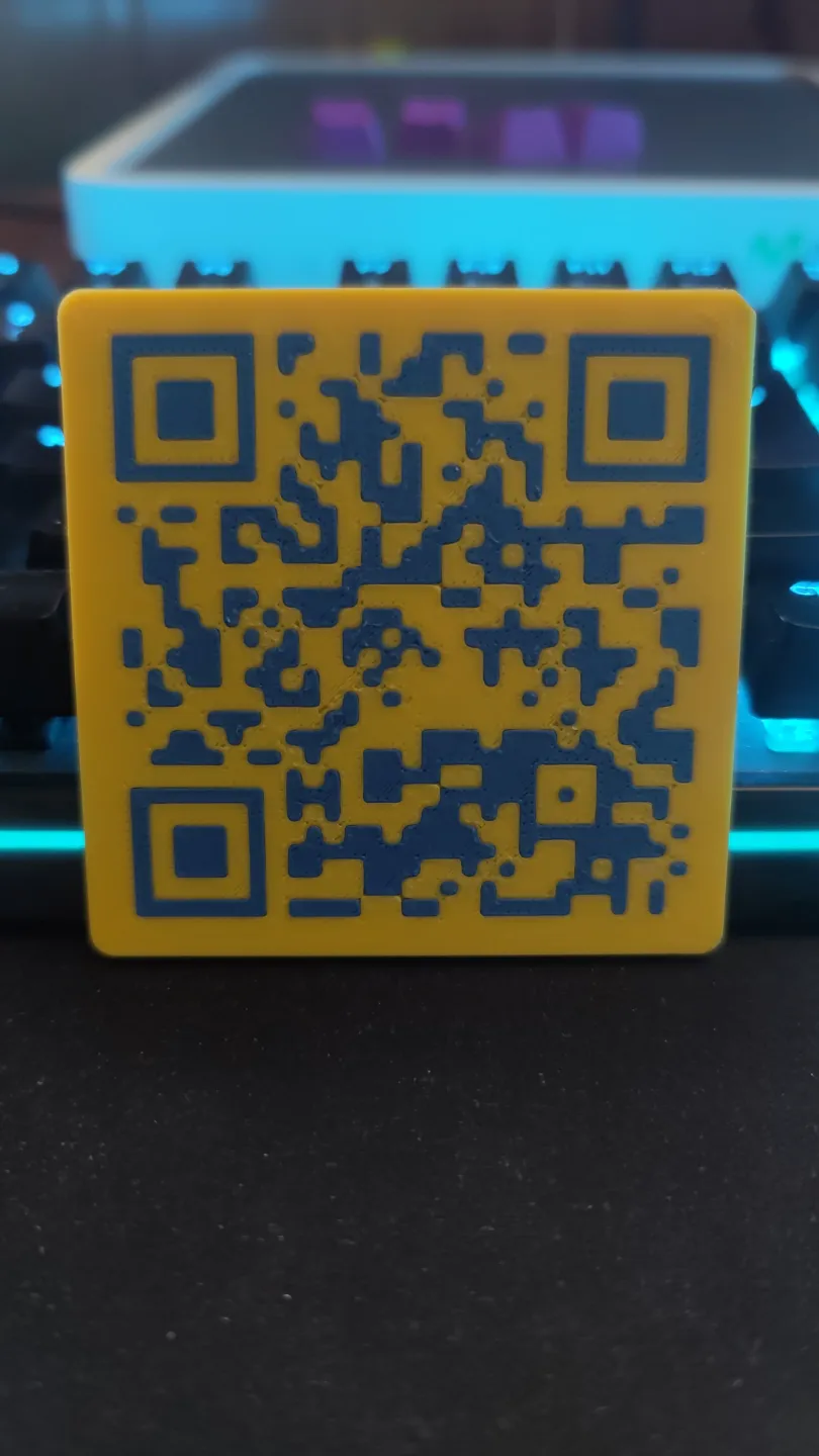QR Code on both sides by Rlauria - MakerWorld