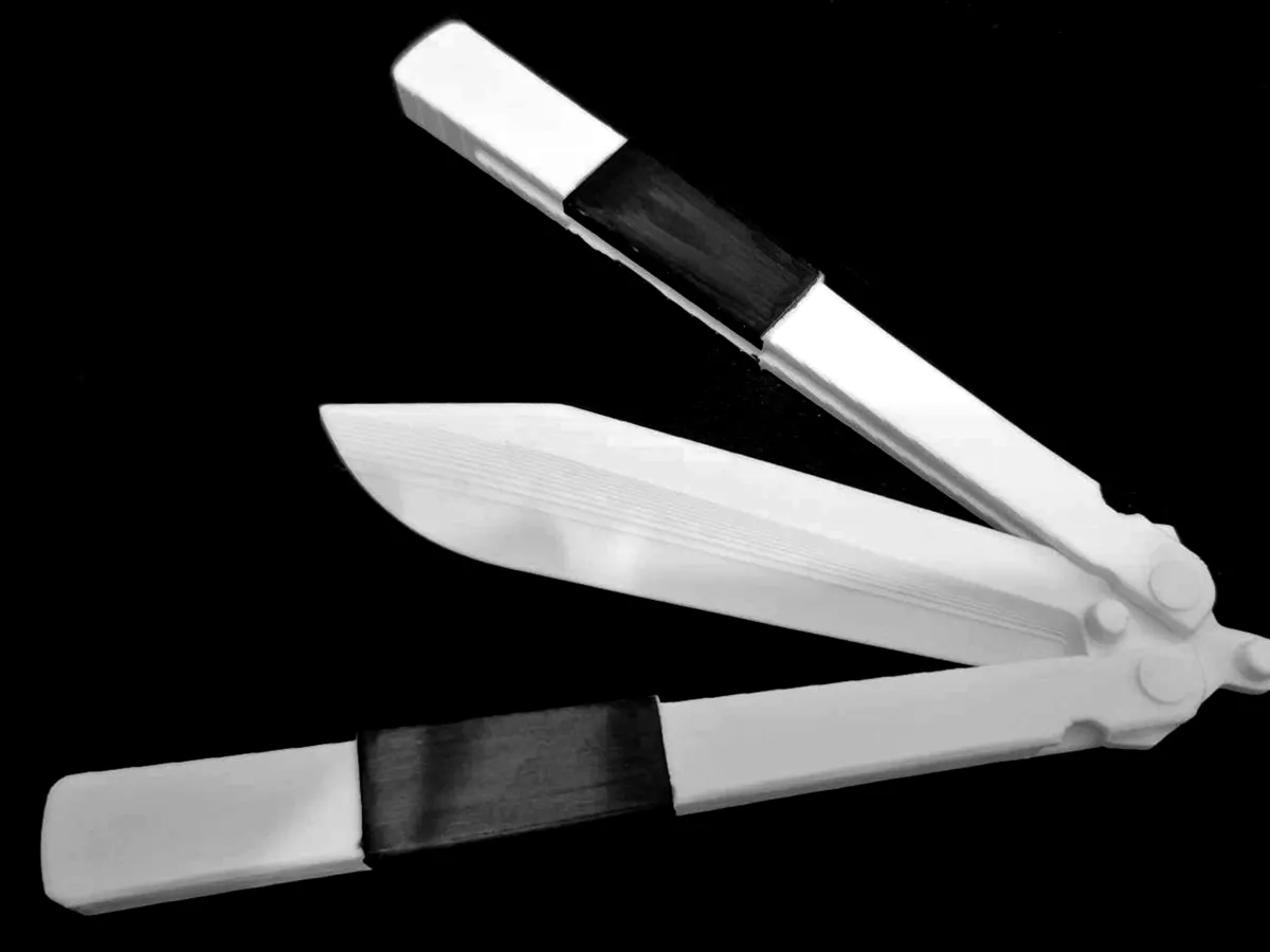 TF2 SPY Balisong for Cosplay - Free 3D Print Model - MakerWorld