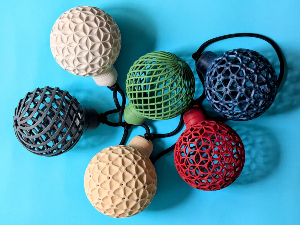LED Christmas Bauble Collection by MOSS 3D MakerWorld: Download Free 3D ...