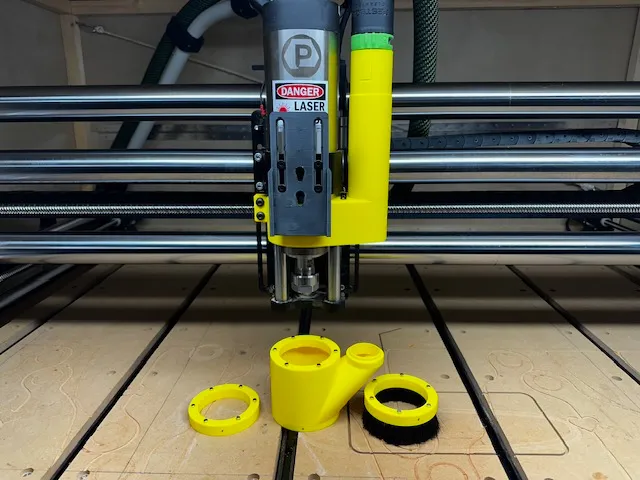 Onefinity Elite 80mm Dust Boot - Laser Compatible by xXxCaesar - MakerWorld