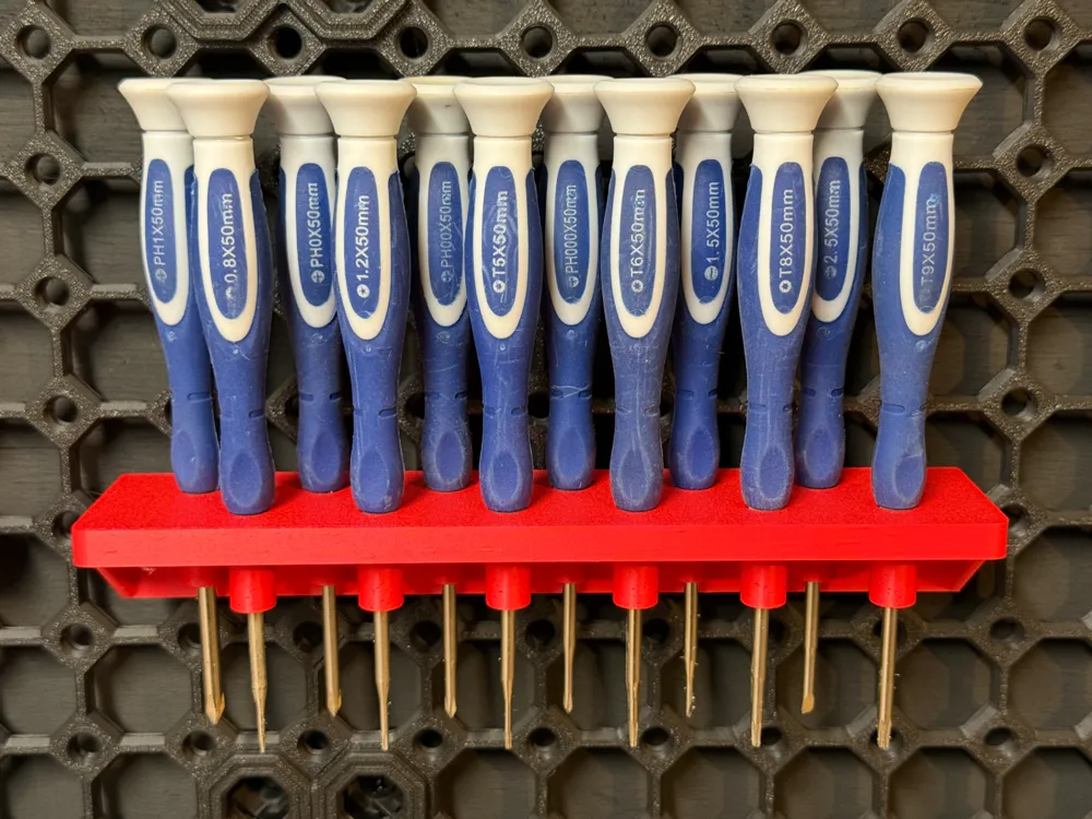 Mini Screwdriver Multiboard Slotted Holder - Free 3D Print Model ...