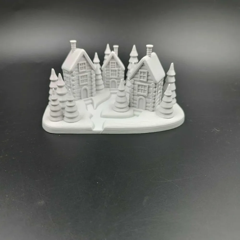 Christmas Village - Winter Holidays - Free 3D Print Model - MakerWorld