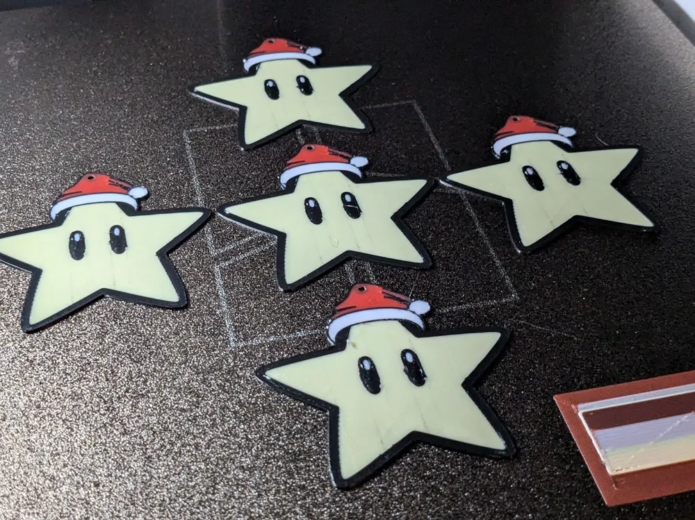 Mario Star Christmas Ornament by Tacitus Kilgore - MakerWorld