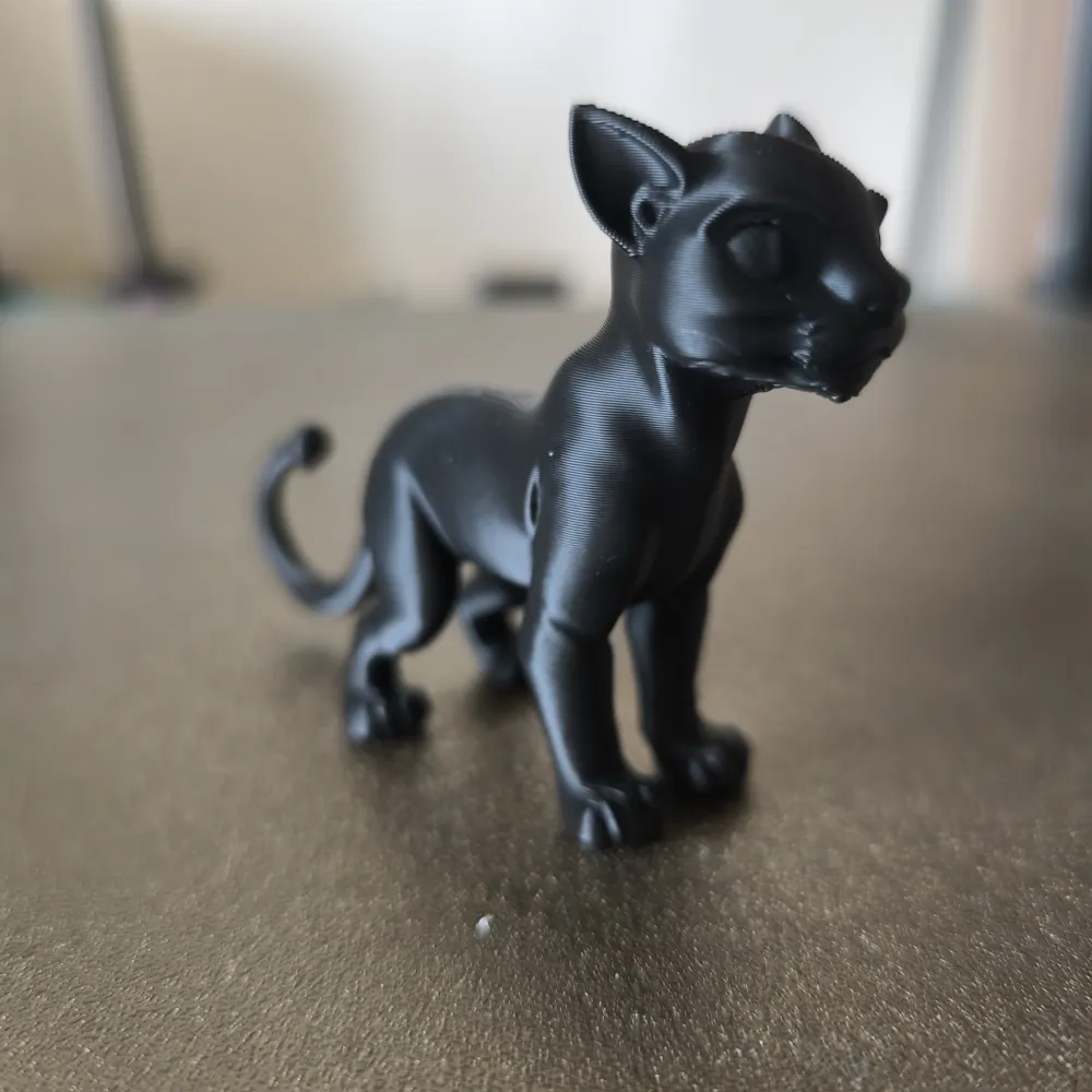 Black jaguar (Random AI Figure) - Free 3D Print Model - MakerWorld