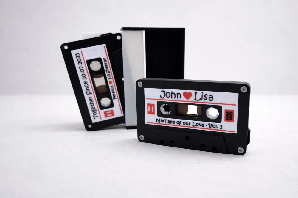 Personalized Mixtape of Love – Custom Cassette - Free 3D Print Model ...