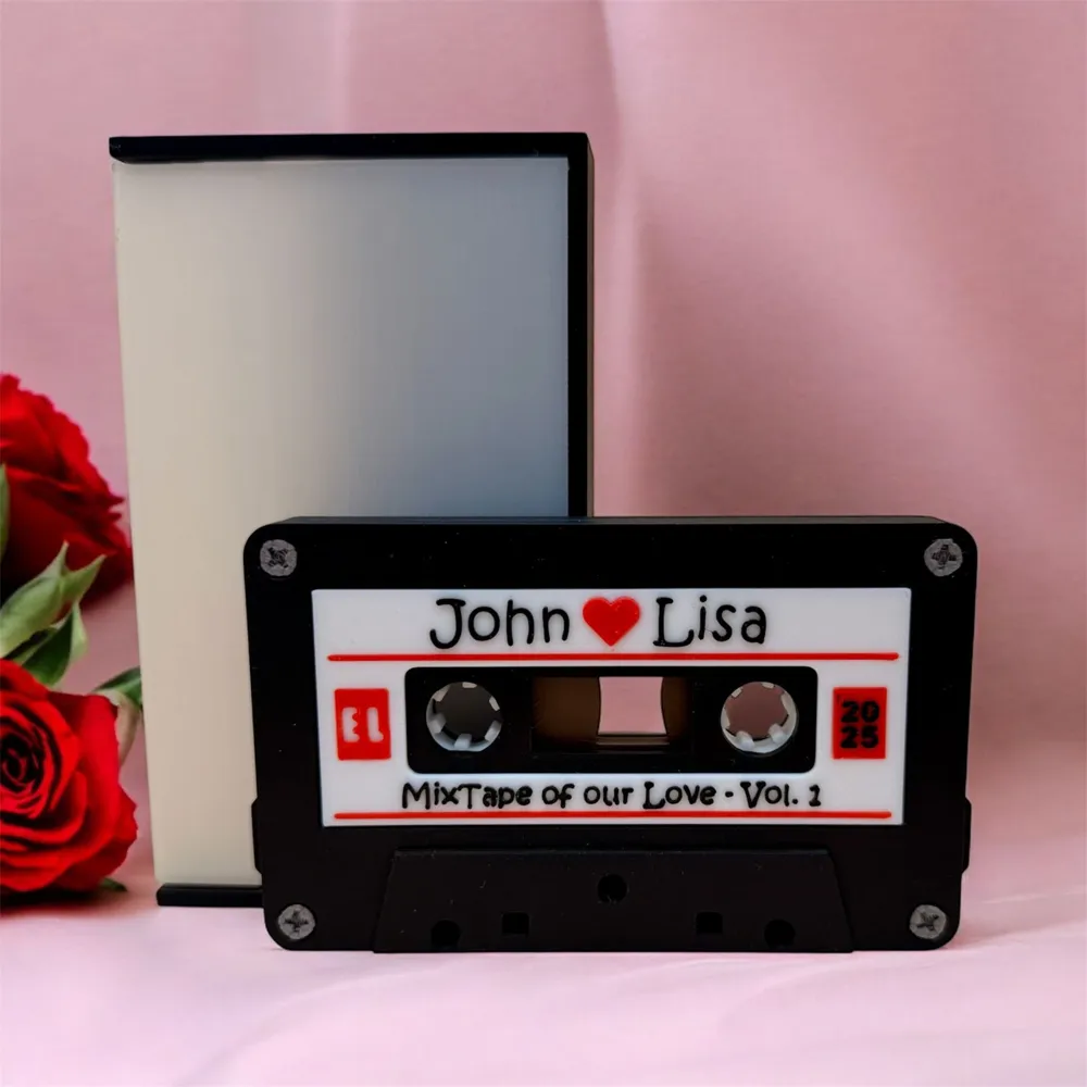 Personalized Mixtape of Love – Custom Cassette - Free 3D Print Model ...