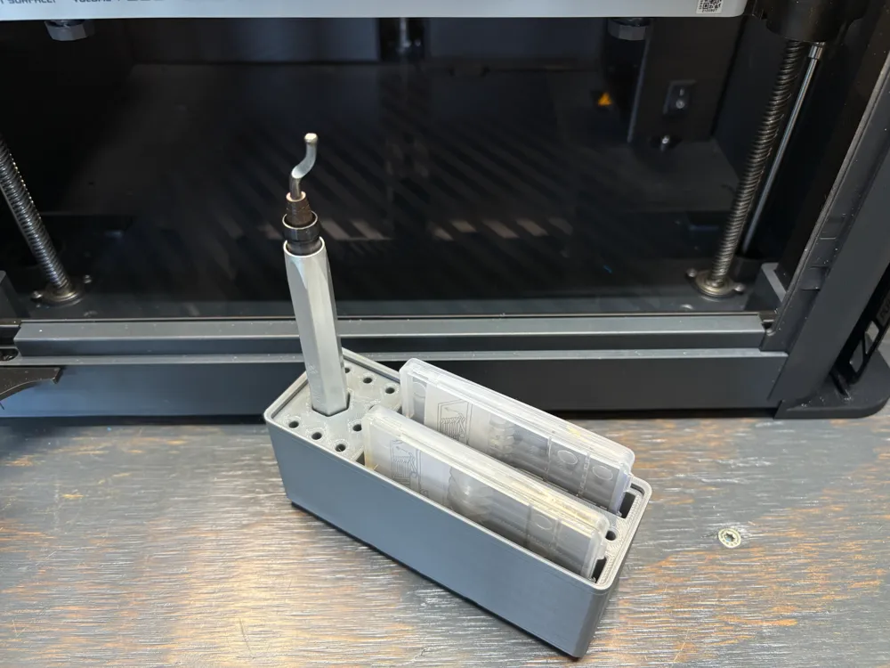 Gridfinity AFA Deburring Tool and Bit / Box Holder by Lowend15 - MakerWorld