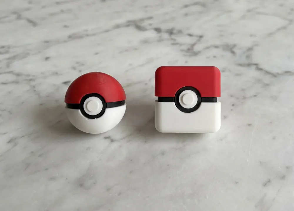 Clicker Cúbico Pokeball, Sin AMS - Modelo de impresión 3D gratuito ...