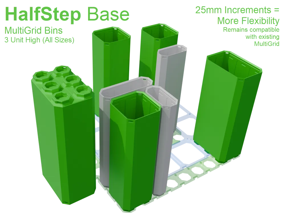 3 Unit High Halfstep Multigrid Bins Remixed by Trusted Developments ...