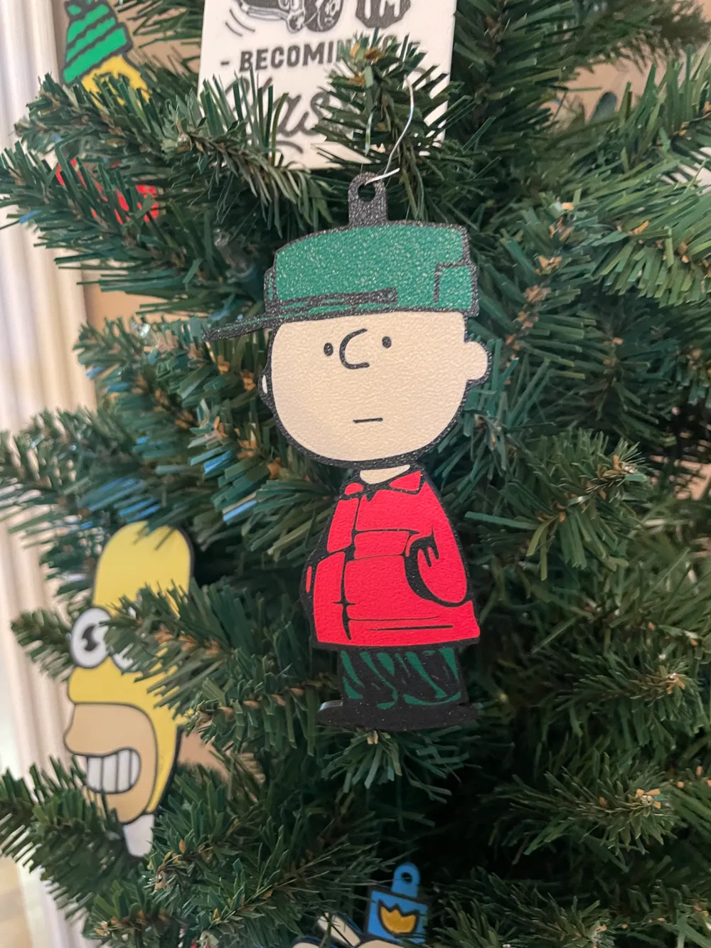 Christmas Charlie Brown Ornament / 4 color / Tree by 3D Prints This ...