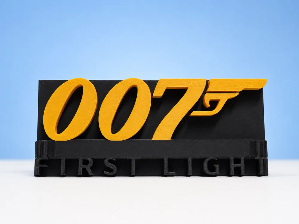 007 First Light Logo Sign - Free 3D Print Model - MakerWorld