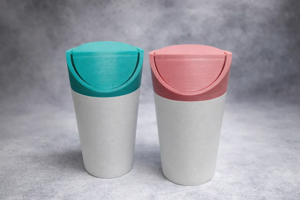 Desk Bin Minimal Push-to-Open - Free 3D Print Model - MakerWorld