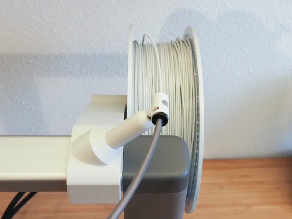 A1 back spool holder with angled filament guide Remixed by Robin ...