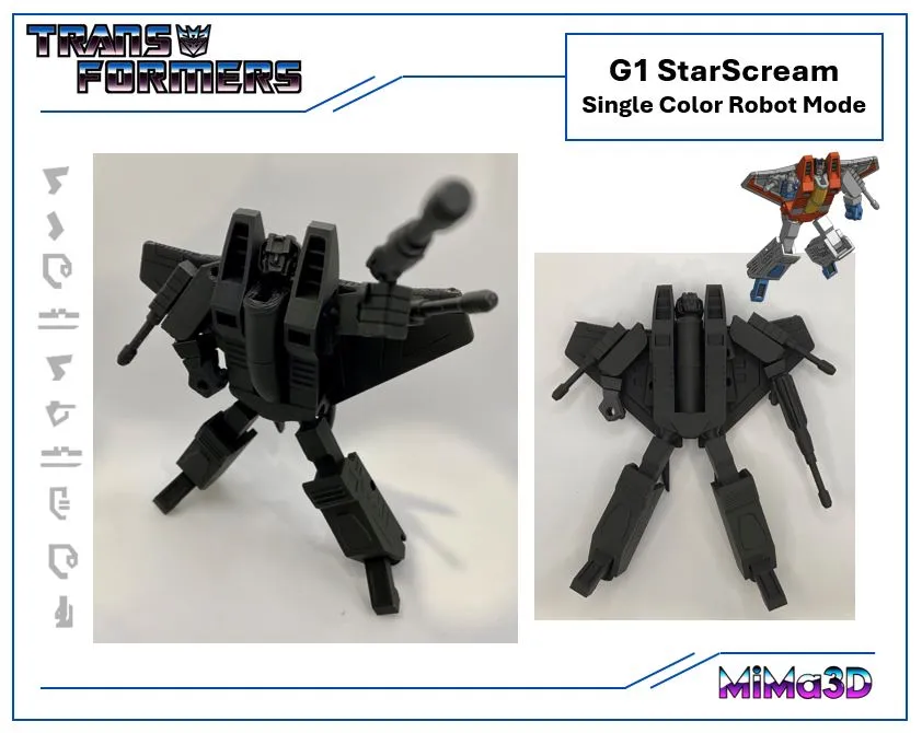 StarScream - Transforming Jet - Free 3D Print Model - MakerWorld