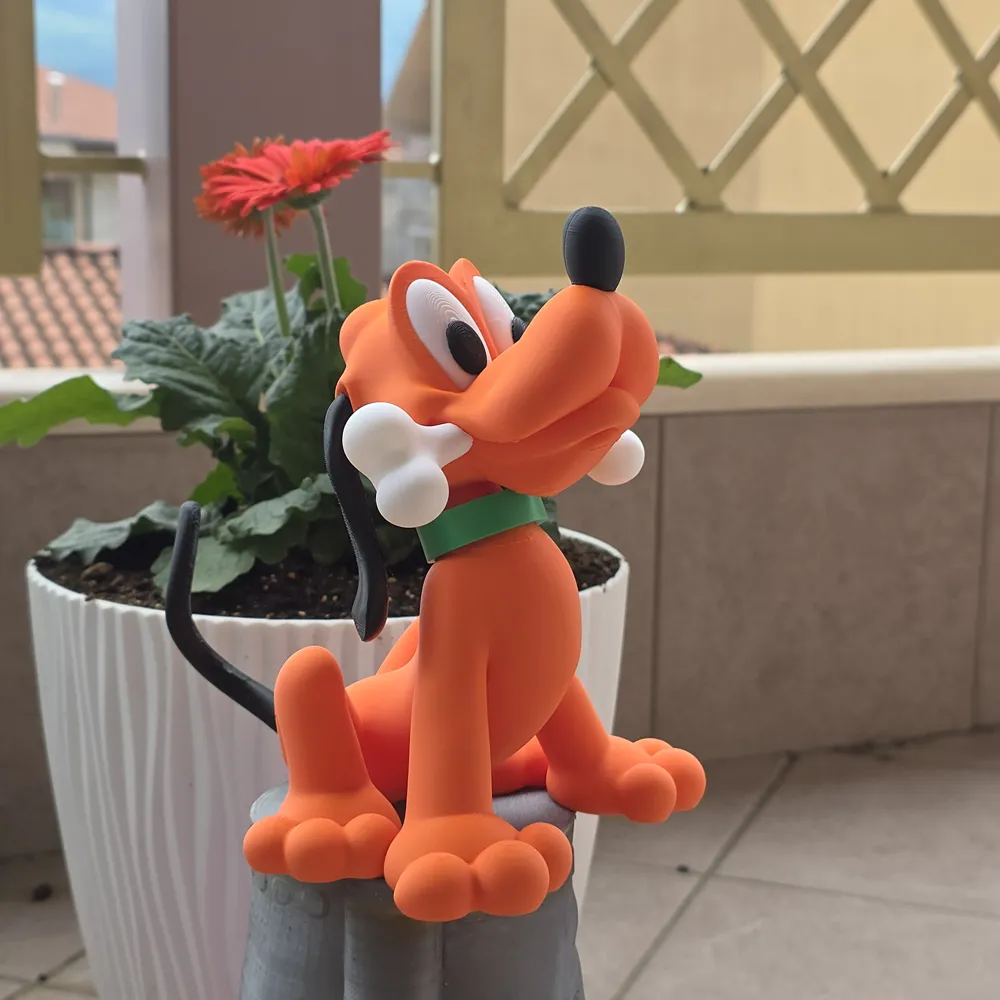 Disney's Pluto Dog - No AMS - Easy to assembly - Free 3D Print Model ...