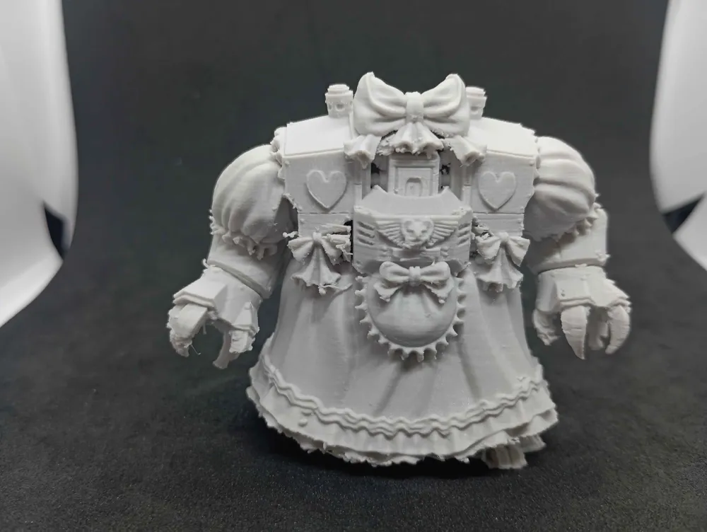 The Grim Heavy Armored Maid War hammer Inspired - Free 3D Print Model ...