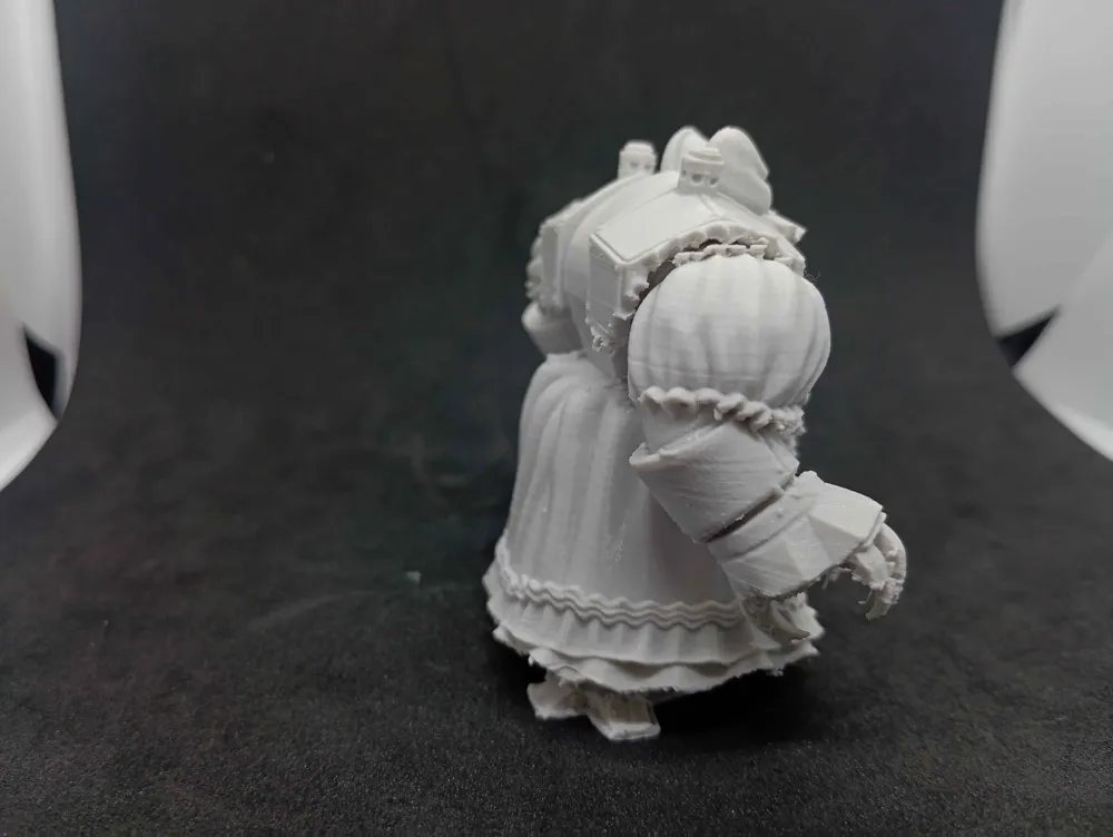 The Grim Heavy Armored Maid War hammer Inspired - Free 3D Print Model ...