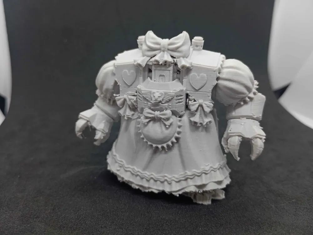 The Grim Heavy Armored Maid War hammer Inspired - Free 3D Print Model ...