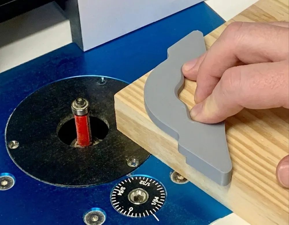Corner Radius Jig (table router) - Free 3D Print Model - MakerWorld