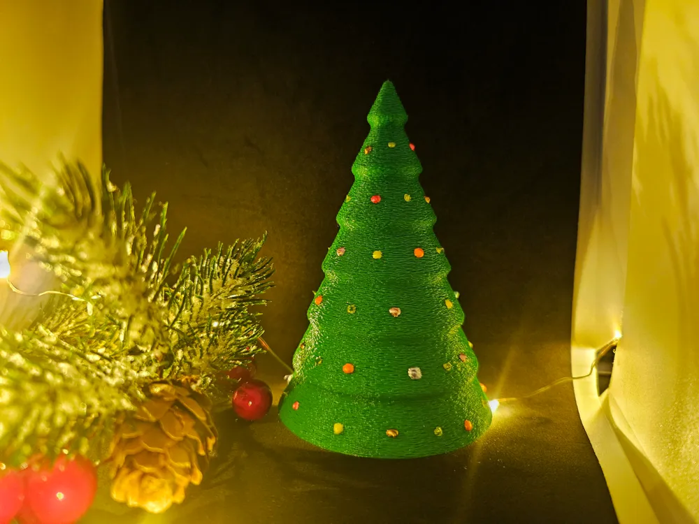 Fuzzy DIY Christmas Tree - no support by danshti - MakerWorld
