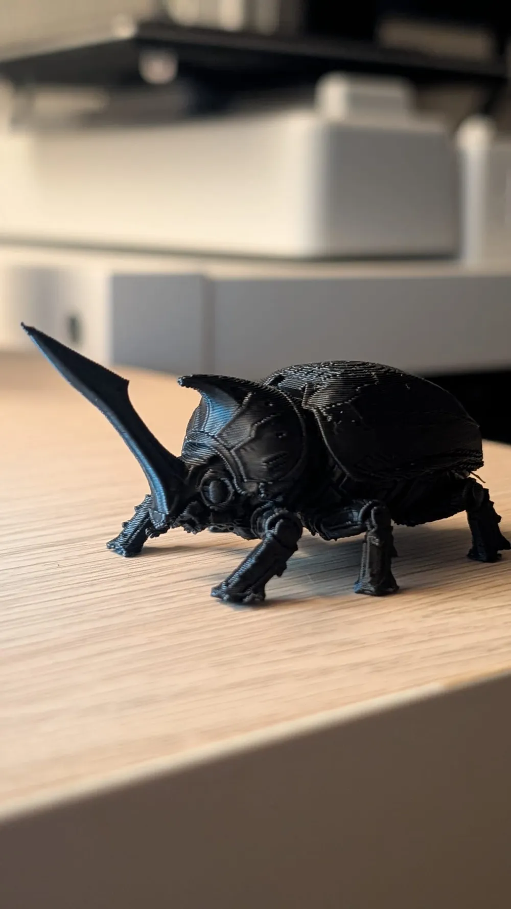 Highly detailed robotic rhinoceros beetle - Free 3D Print Model ...