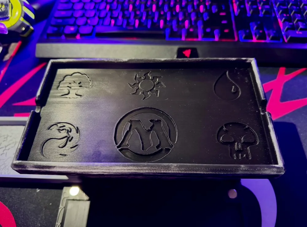 MTG Phone Holder, Dice Roller, Command Zone by Blindjustice91 - MakerWorld