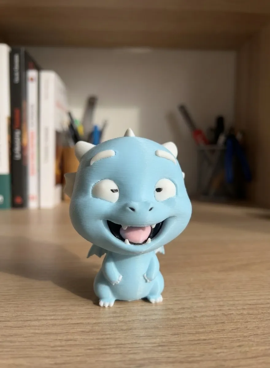 Cute derpy dragon - Free 3D Print Model - MakerWorld