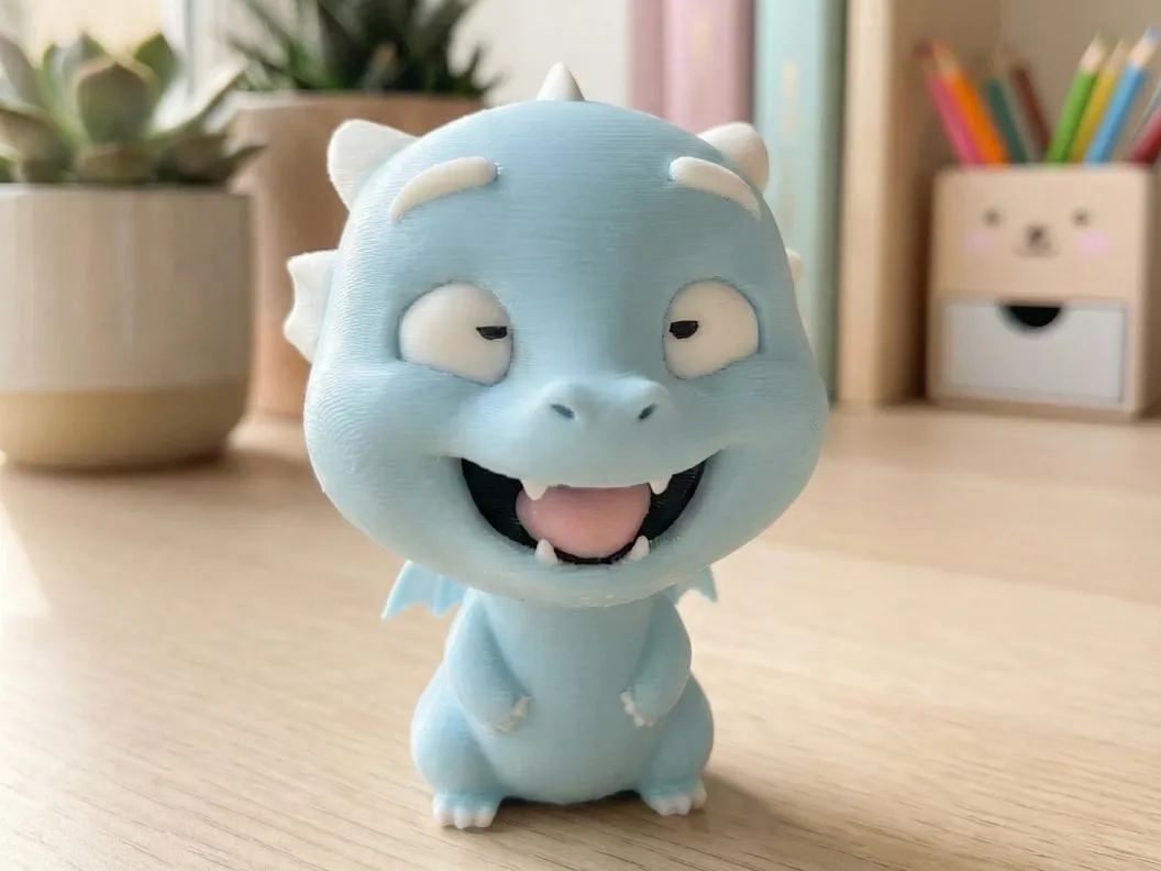 Cute derpy dragon - Free 3D Print Model - MakerWorld