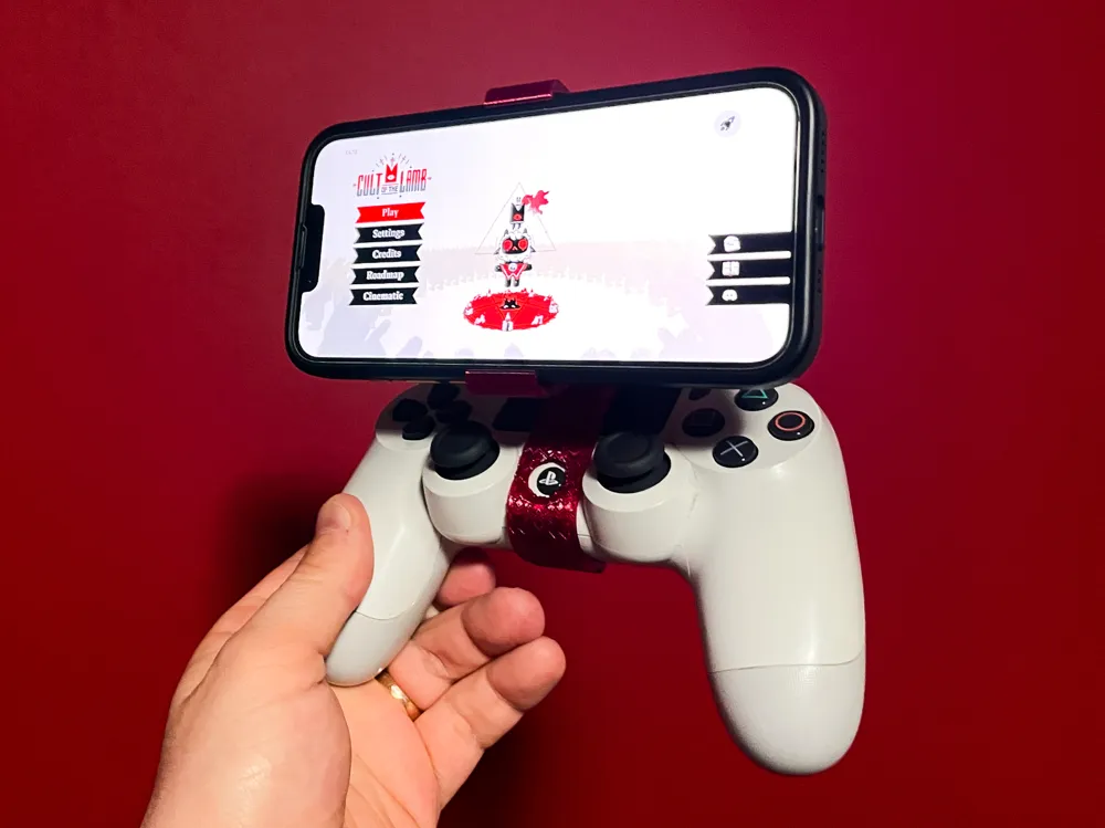Mk2 Update Spring Clamp PS4 Controller Phone Mount - Free 3D Print ...
