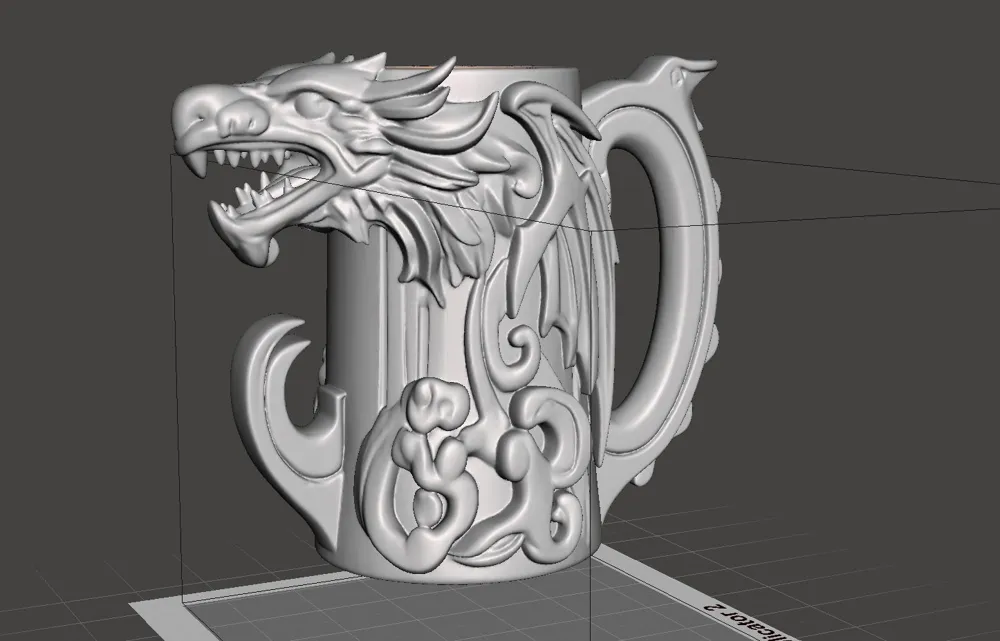 Dragon Can Holder (0.5L + 12oz Cans) - Beer mug - Free 3D Print Model ...