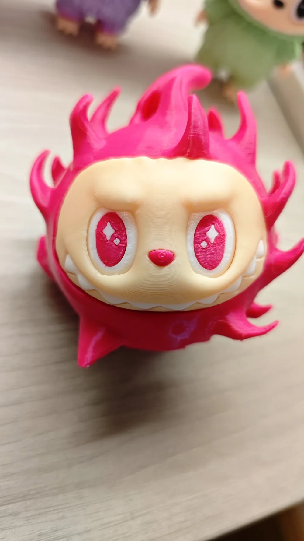 Dragon Fruit Labubu bulabubu by qianchen MakerWorld: Download Free 3D ...