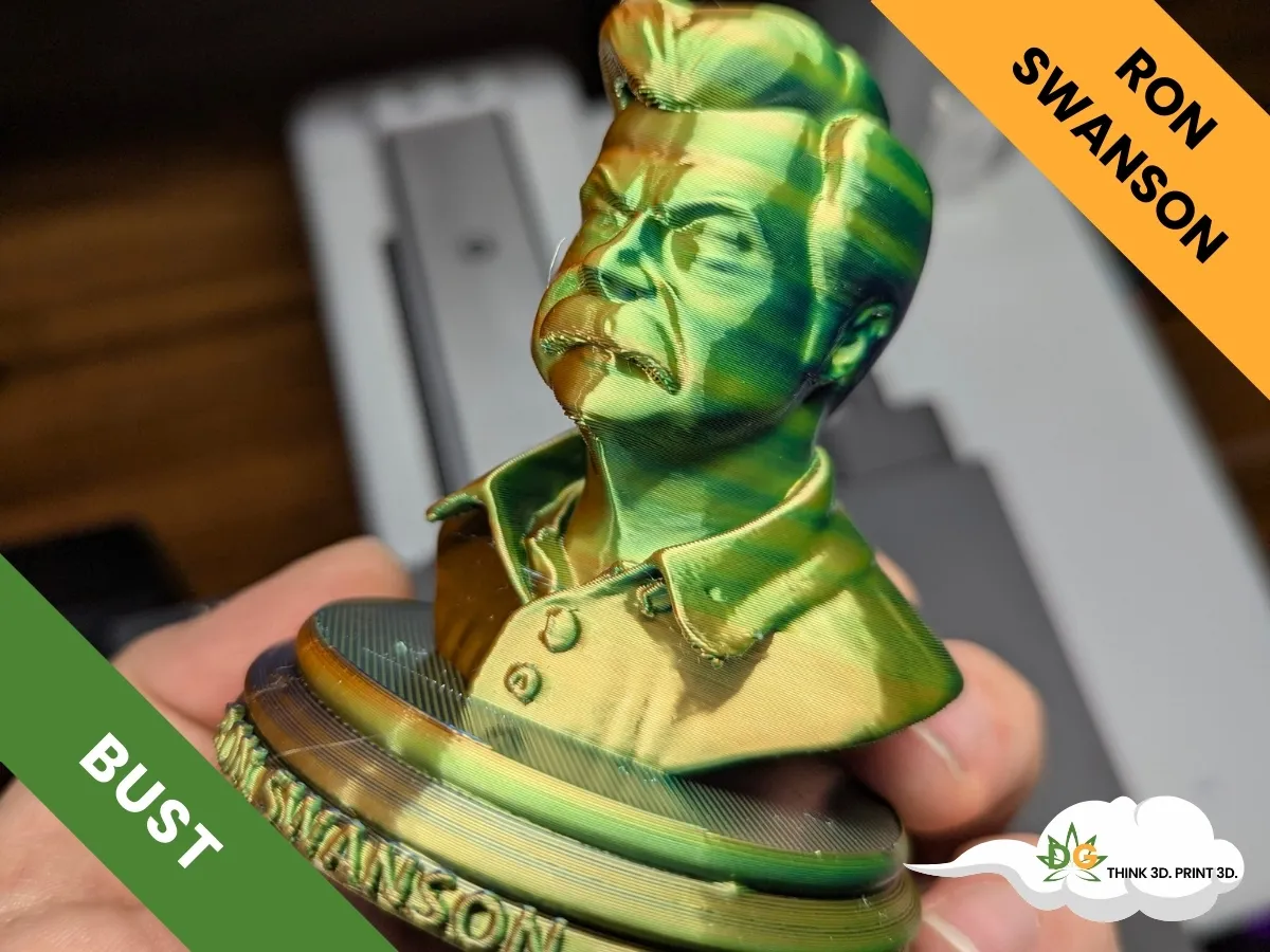 Ron Swanson Bust by DankGraphics3D - Free 3D Print Model - MakerWorld