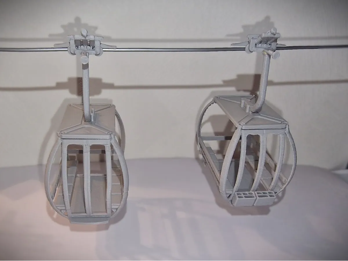 Miniature Gondola Cabin | Hang it from Filament by Marcel MakerWorld ...