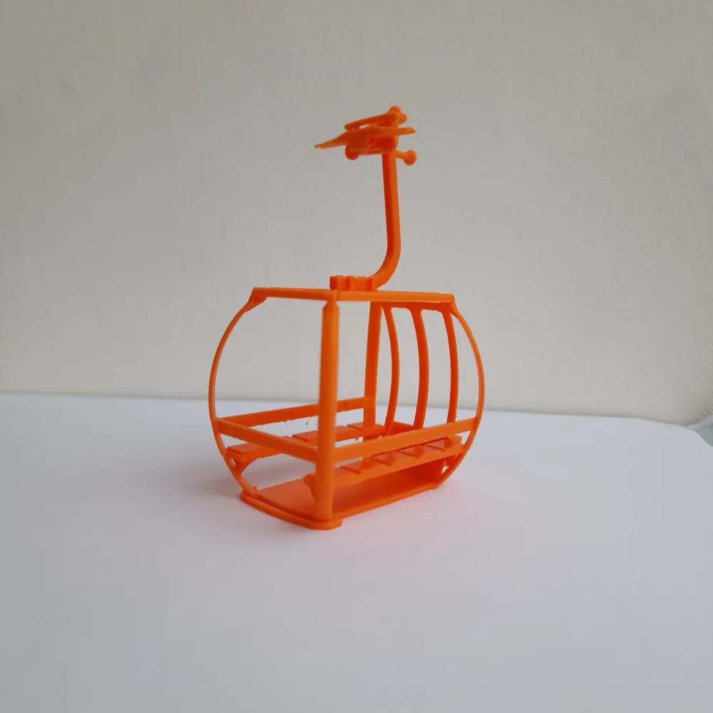 Miniature Gondola Cabin | Hang it from Filament by Marcel - MakerWorld