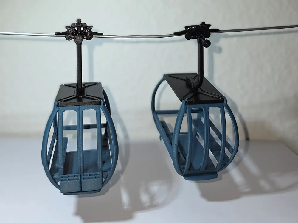 Miniature Gondola Cabin 1:50 | Hang it on Filament by Marcel MakerWorld ...