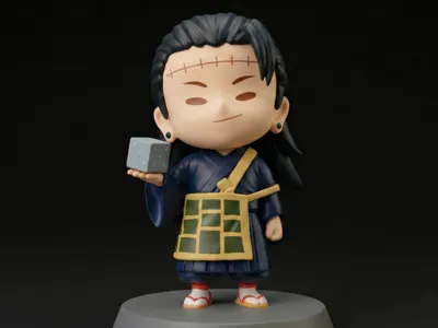 Suguru Geto Jujutsu Kaisen chibi - Free 3D Print Model - MakerWorld