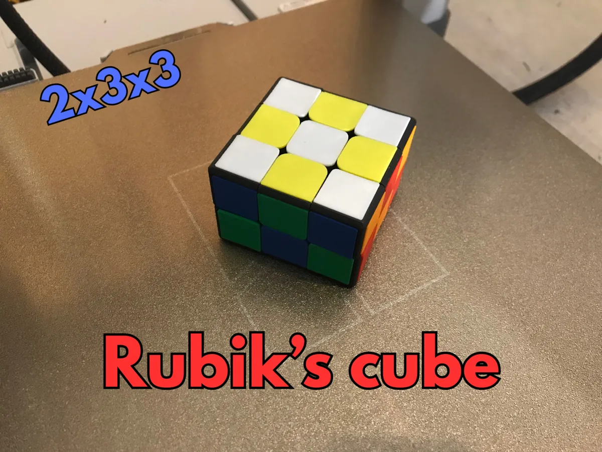 2x3x3 Rubik's cube by Max_Thebeef MakerWorld: Download Free 3D Models