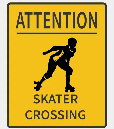 Skater Crossing by The Clintus - MakerWorld
