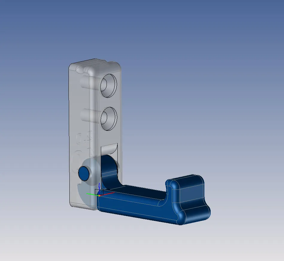 Foldabe Wall Hook - Conical Hinge Design Snap Lock by ChevaTomme ...