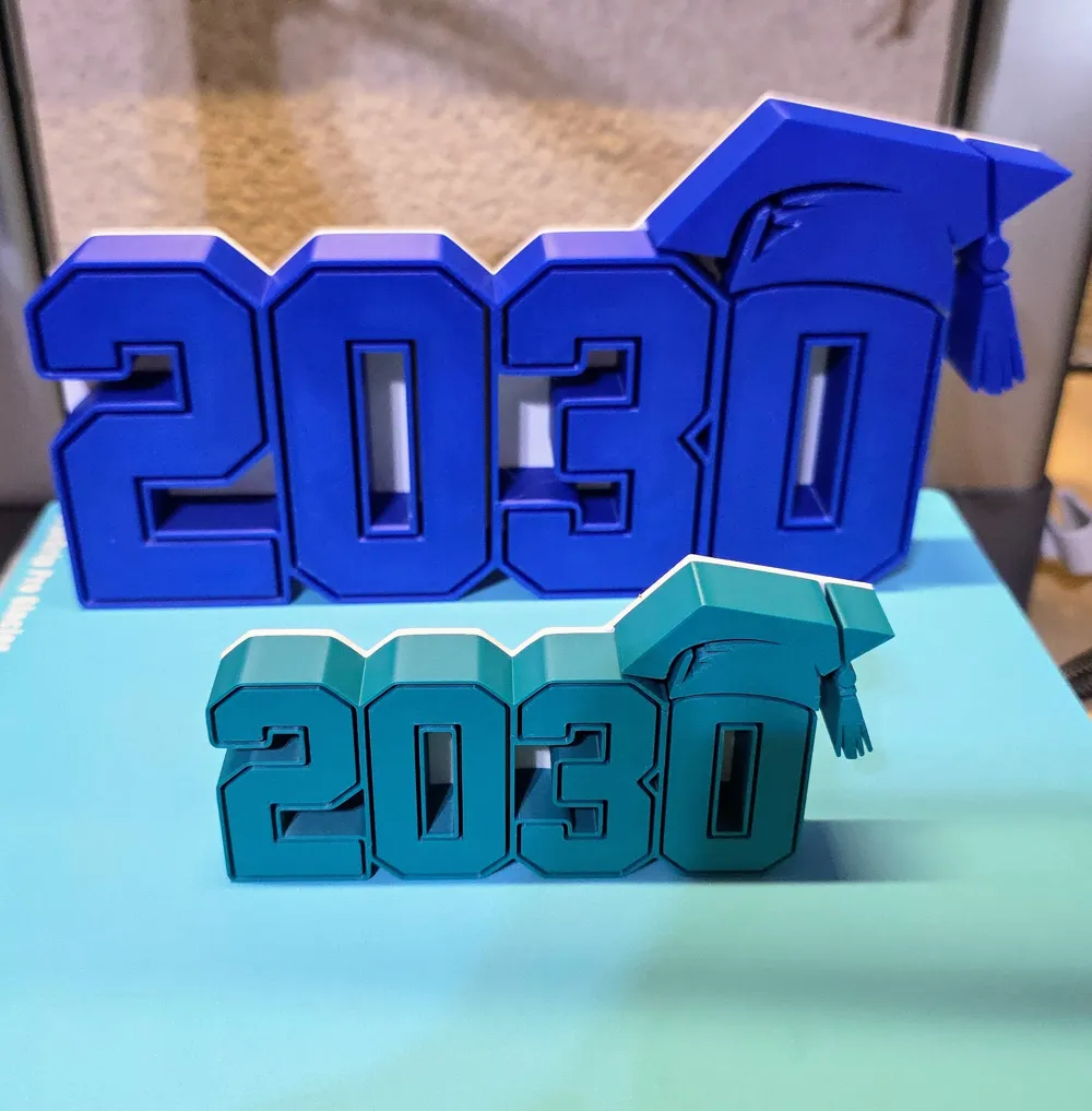 2030 Graduation Party Table Decor / Centerpiece by IdleMade MakerWorld ...