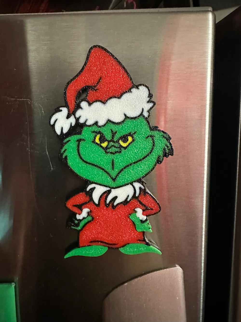 Grinch magnet and ornament by A13thNightmare - MakerWorld