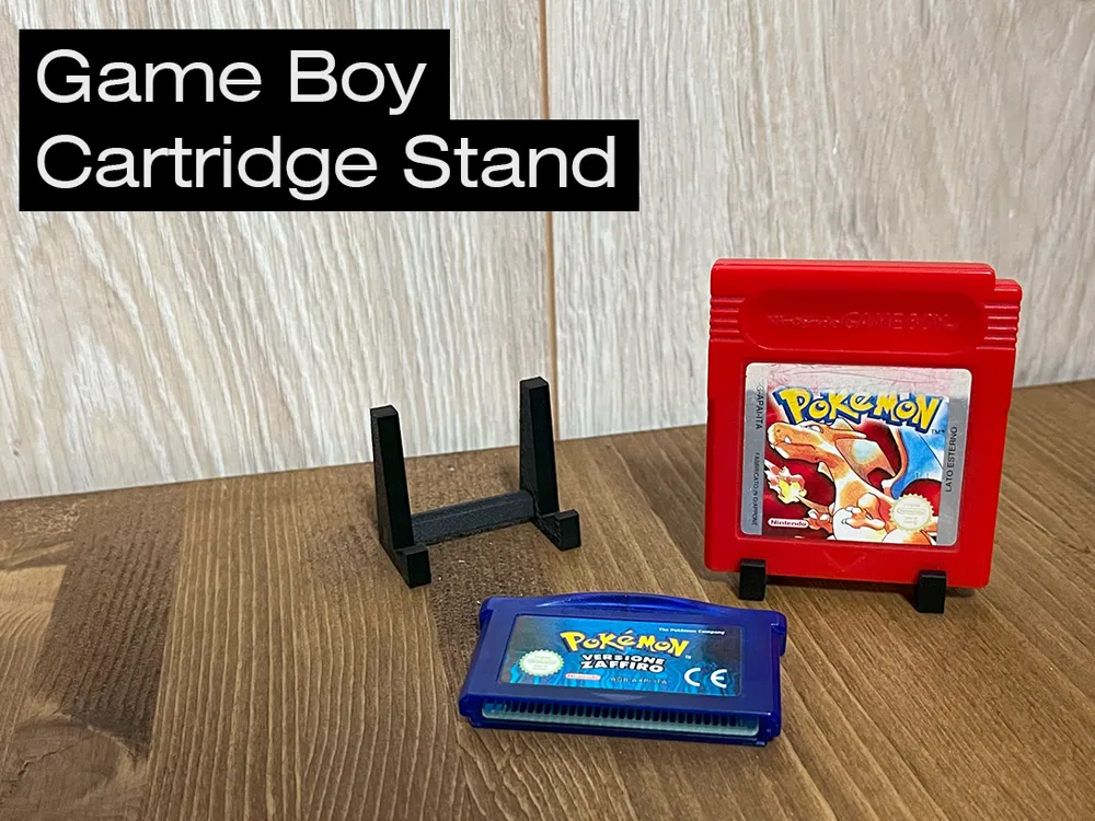 Game Boy Cartridge Stand by spnwrks MakerWorld: Download Free 3D Models