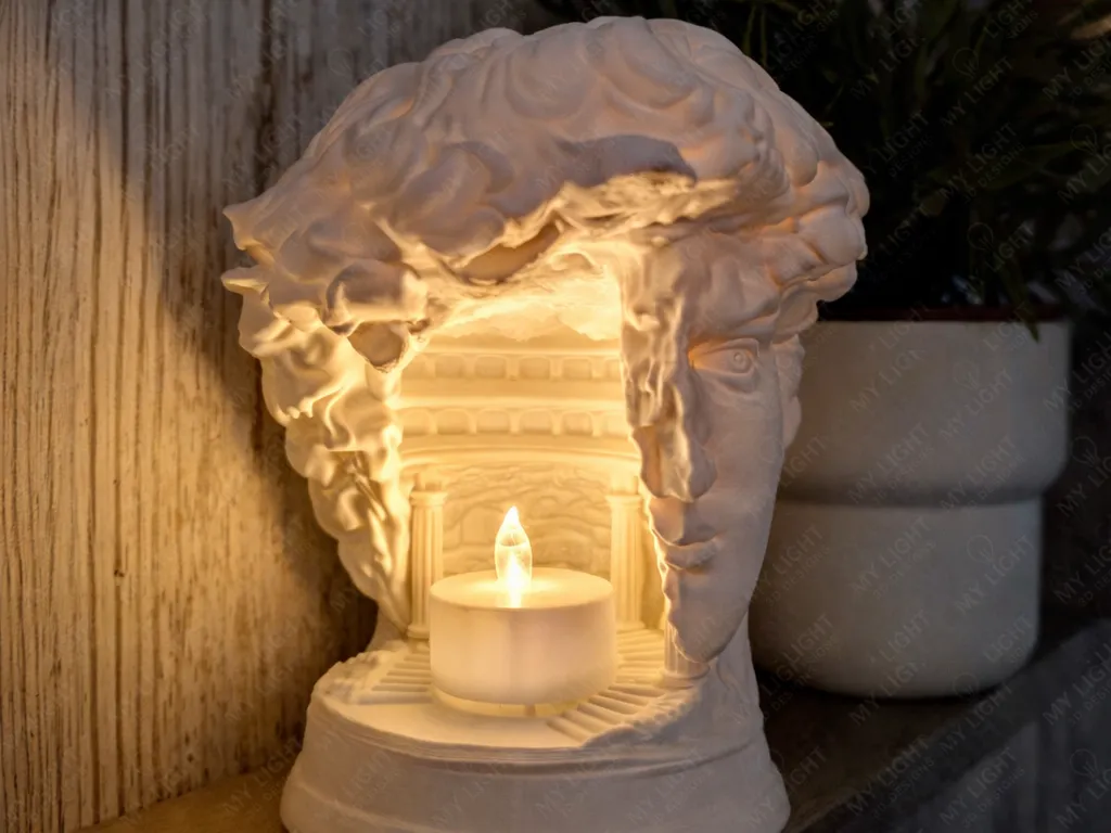 Hidden Roman Temple Head Lamp - Free 3D Print Model - MakerWorld