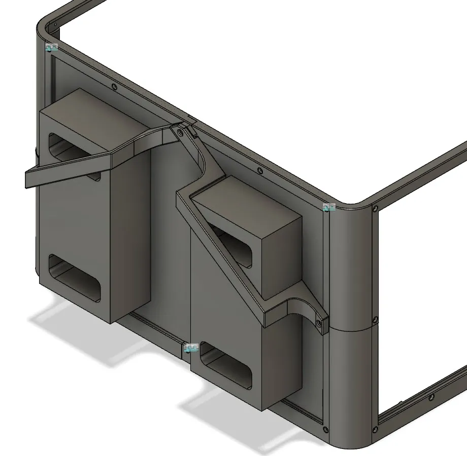 Python AMS Enclosure PolyDryer Bracket Mount by Chiefsr MakerWorld ...